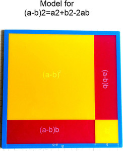 THE LABWORLD Algebra kit(a-b)2 Identity mathematics lab Model kit ...