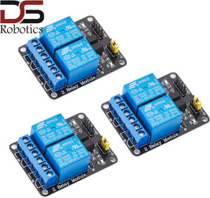 DS Robotics 2 Channel DC 5V Relay Module for Arduino UNO R3 DSP ARM PIC AVR STM32 Raspberry Pi ...
