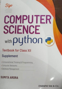 Supplement Computer Science With Python Textbook For Class-Xii: Buy Supplement Computer Science ...