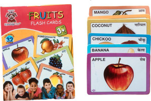 Ashmi Fruits With Pictures Play And Learn Flash Cards For Learning Kids ...