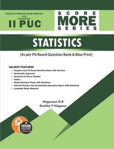 Score More Series - II PUC Statistics (As per Karnataka State PU Board): Buy Score More Series ...