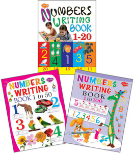Best For Kids Set Of 3 Writing Books Of Numbers | Number Writing Book-1 ...