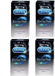 DUREX extra time (Longer lasting pleasure for HER) Condom Price in India - Buy DUREX extra time ...