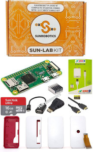 SunRobotics Raspberry Pi Zero W Complete Starter COMBO WITH HDMI to HDMI Cable Kit Price in ...