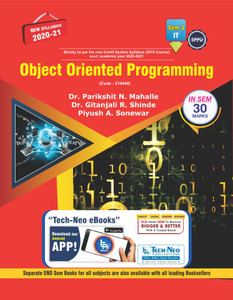 Object Oriented Programming SPPU Second Year In Sem Exam Book IT