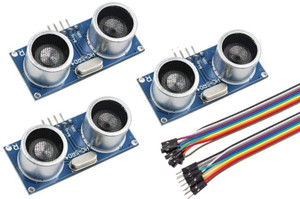 Scriptronics HC SR Ultrasonic Sensor Distance For Arduino UNO F To F Jumper Wire PACK OF
