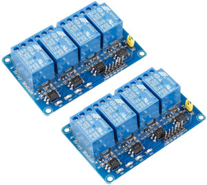 Scriptronics 4 Channel 5V Relay Shild Module for Arduino R3 MEGA 2560 1280 DSP ARM AVR PACK 2 ...