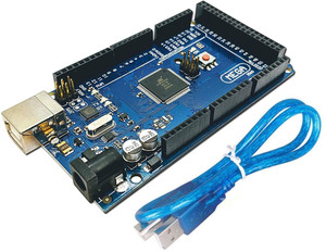 Robotronics MEGA 2560 R3 Board ATmega2560 ATMEGA16U2 + USB Cable Compatible with Arduino IDE ...