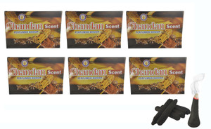Utkarsh (Pack Of 6) Chandan/sandal Scented Incense Sticks Home Essentials Perfumed Dhoop (20 ...