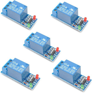 Stookin 5 PCS 5v Relay Module for Arduino ARM PIC AVR MCU 5V Indicator Light LED 1 Channel Relay ...