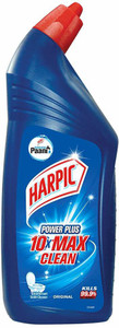 Harpic POWER PLUS DISINFECTANT TOLIET CLEANER 1 LITRE Original Liquid Toilet Cleaner Price in ...