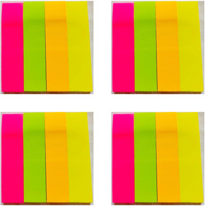 Flipkart.com | ODY Paper Flags Sticky Notes 25X 75 mm (Pack of 4) 200 ...