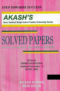 Akash S Solved Paper B Tech Third Semester Analog Electronics 1 ETEC
