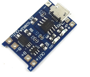 TechInfo 1 Pics TP4056 Micro USB 5V 1A Lithium Battery Charging Module Protection Board ...