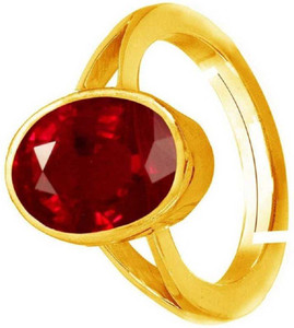 RATAN BAZAAR Natural Manik Stone Ring Certified 6.25 carat manik/Ruby Precious Stone ...