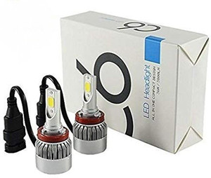 Campark H8 LED Headlight Bulb (Fog Light) C6 All-in-One Conversion Kit, 72W 8500LM 6500K Cool ...