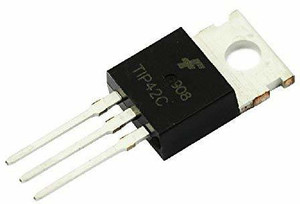 TechInfo TIP42C / TIP42 100V 6A Bipolar Transistor PNP (PACK OF 5) Electronic Components ...