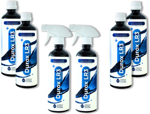 Durox lr3 Stabilised Hydrogen Peroxide 3% - Food Grade 500ML Pack of 6 | Flipkart.com