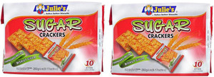 Julie's Sugar Crackers 10 Convi-Packs, 260g (pack Of 2),520g Sweet & Salty Biscuit Price in ...