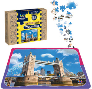 Webby Tower Bridge Wooden Jigsaw Puzzle, 108 pieces - Tower Bridge Wooden Jigsaw Puzzle, 108 ...