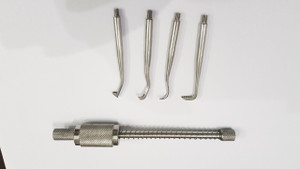 BSI Dental Crown Remover Set With 4 Tip Stainless Steel Dental Elevator Price in India - Buy BSI ...