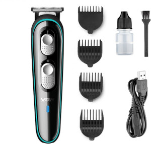VGR V-055 Professional Hair Clippers Rechargeable Cordless Beard Hair Trimmer Haircut Kit with ...
