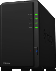 Synology DiskStation DS218play 0 TB External Hard Disk Drive (HDD) - Synology : Flipkart.com