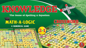 Yash Toys Knowledge 2 in 1 Educational Board Games - Knowledge 2 in 1 . Buy Crosswords And Math ...
