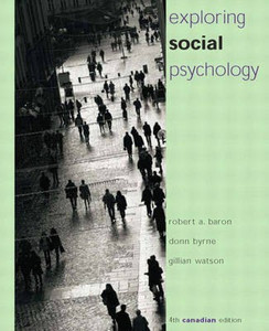 Exploring Social Psychology, Fourth Canadian Edition: Buy Exploring ...