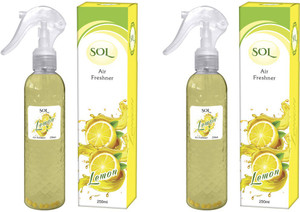 Sol Lemon Spray Lemon Air Freshener - Pack Of 2 (2 X 250ml) Price in India - Buy Sol Lemon Spray ...