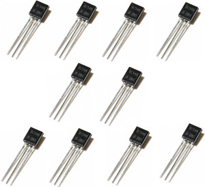 Robotbanao BC548 NPN General Purpose Transistor 30V 100mA TO-92 Package - 10 Pieces Pack ...