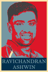 RAVICHANDRAN ASHWIN Waterproof Vinyl Sticker Poster || can2190 Fine Art Print - Sports posters ...