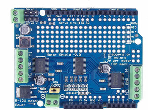 Ihc Motor Stepper Servo Robot Shield v2 with PWM Driver Shield For Arduino By Indian Hobby ...