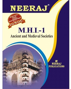 IGNOU MHI-1 Ancient And Medieval Societies (Including Solved Question Papers): Buy IGNOU MHI-1 ...