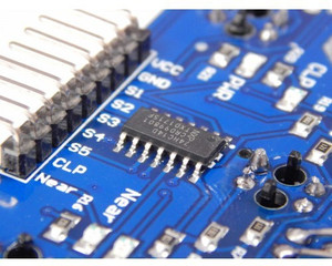 Ihc 5 IR Sensor Array with Obstacle and Bump Sensor Arduino compatible(5 IR Sensor Array) by ...
