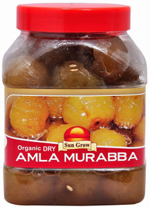 Sun Grow Homemade Organic Dry Amla Murabba (1 Kg) Amla, Yellow Gooseberry Murabba Price in India ...
