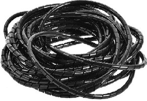 RPI SHOP Black 9mm(3/8" Inch) Spiral Cable Wrap, Cable Sleeve, cable Organizer For TV PC Home ...