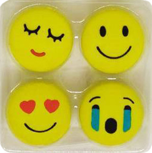 Flipkart.com | TECHNOHOLIC Emoji Eraser Pack of 4 Erasers Eraser Non ...