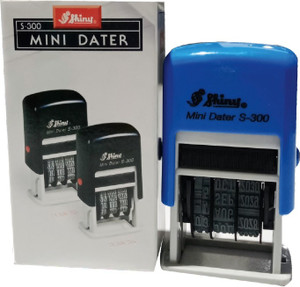 SHINY S-300 Mini Dater Stamp Black Self - Inking Price in India - Buy SHINY S-300 Mini Dater ...