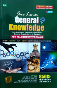 One Liner General Knowledge For All Competitive Exam 8500+ Questions Answers: Buy One Liner ...