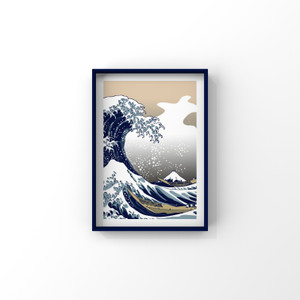The Great Wave of Kanagawa Paper Print - Katsushika Hokusai posters ...