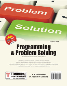 Programming Problem Solving For SPPU 19 Course FE I II Common