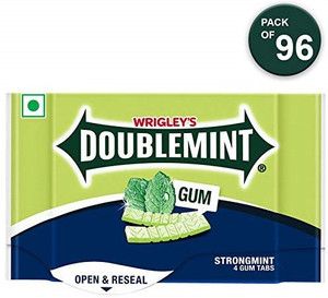 Doublemint Strongmint Flavour Chewing Gum Tab, 7.4g (Pack of 96) Strongmint Chewing Gum Price in ...