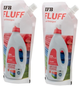 IFB FLUFF - Liquid Detergent Refill Pack 500 ml I Front Load Multi-Fragrance Liquid Detergent ...