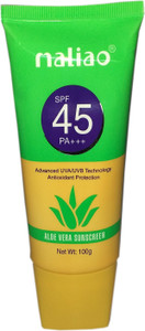maliao Sunscreen - SPF 50 PA+++ Aloe Vera Sunscreen SPF45+++ - Price in India, Buy maliao ...