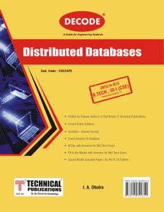 Decode- Distributed Databases for JNTU-H 18 Course (III - I - CSE/Prof. Elective-II - CS524PE ...