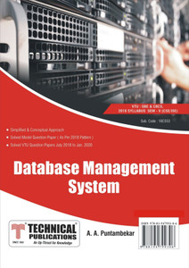 Database Management System for BE VTU Course 18 OBE & CBCS (V- CSE -18CS53): Buy Database ...