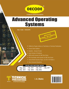 Decode - Advanced Operating Systems for JNTU-H 18 Course (III - I - CSE/IT/Prof. Elec.-II ...