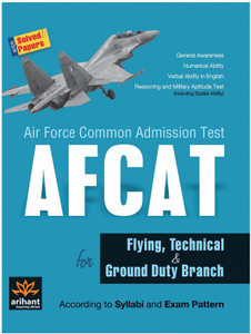 AFCAT for Flying, Technical & Ground Duty Branch with Solved Papers: Buy AFCAT for Flying ...
