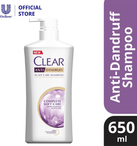 Clear Complete Soft Care Anti-Dandruff Shampoo 650ml - Price in India, Buy Clear Complete Soft ...